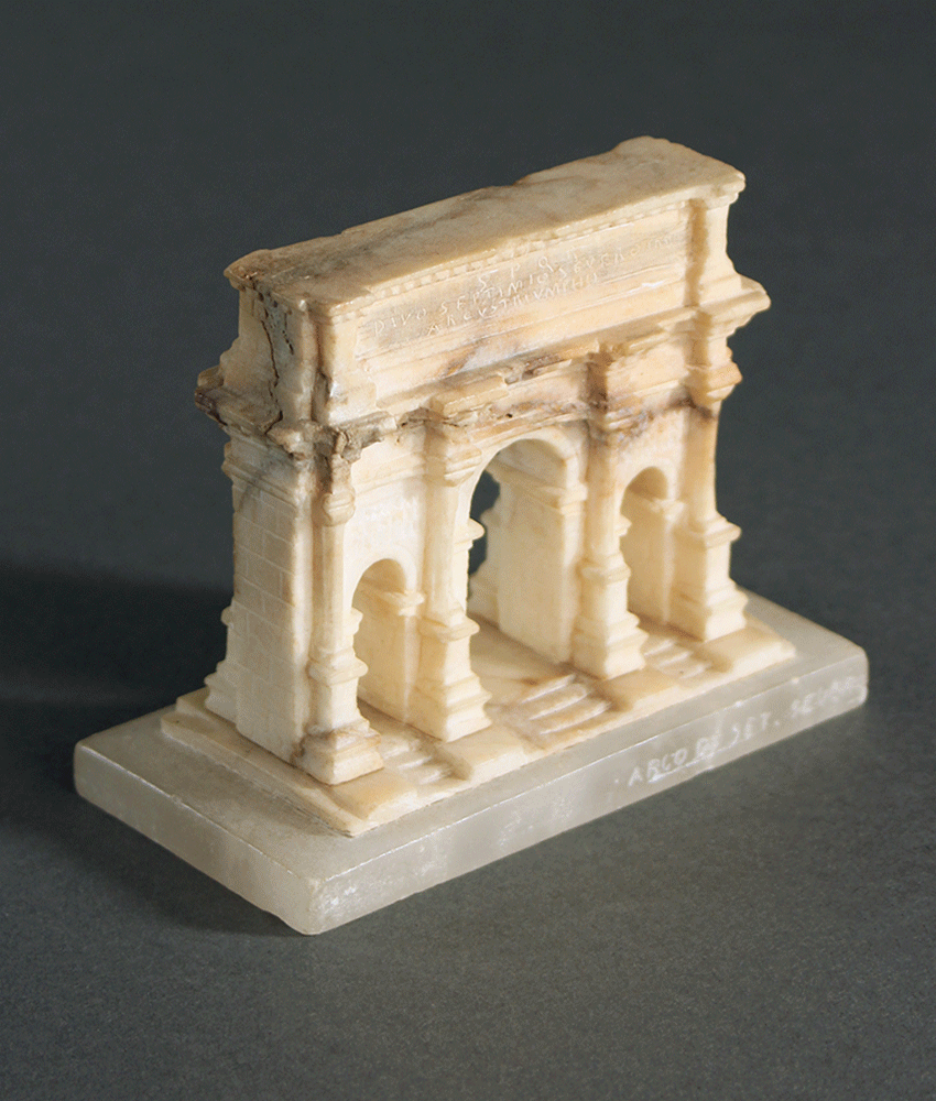 Grand Tour Alabaster Model of the Arch of Septimius Severus