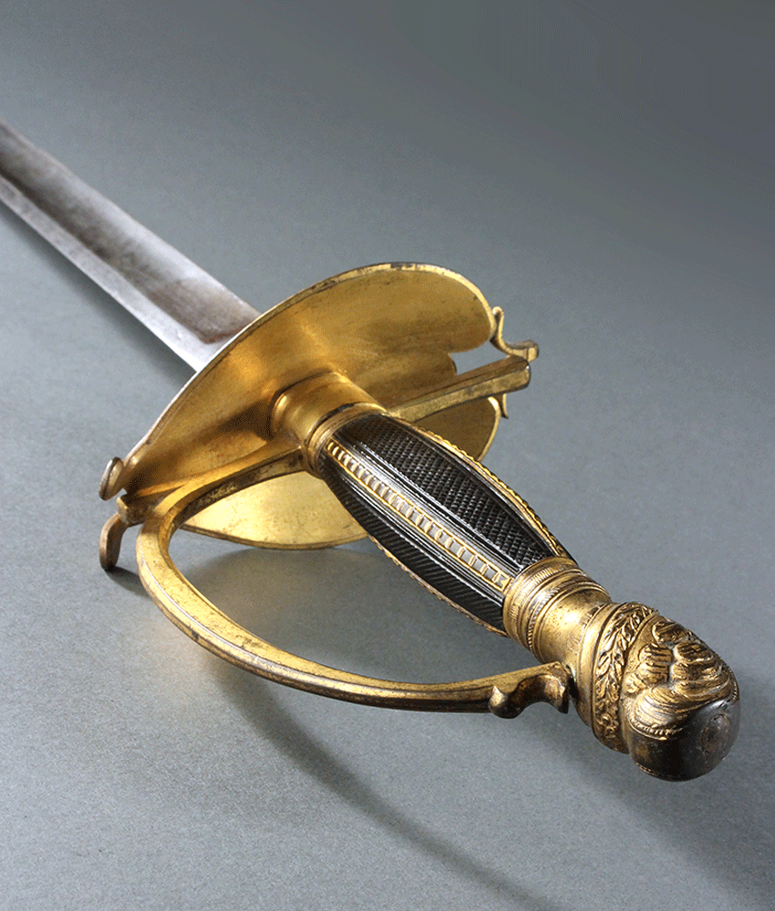 Rare Large Scale French Napoleonic Battle Epee Sword.